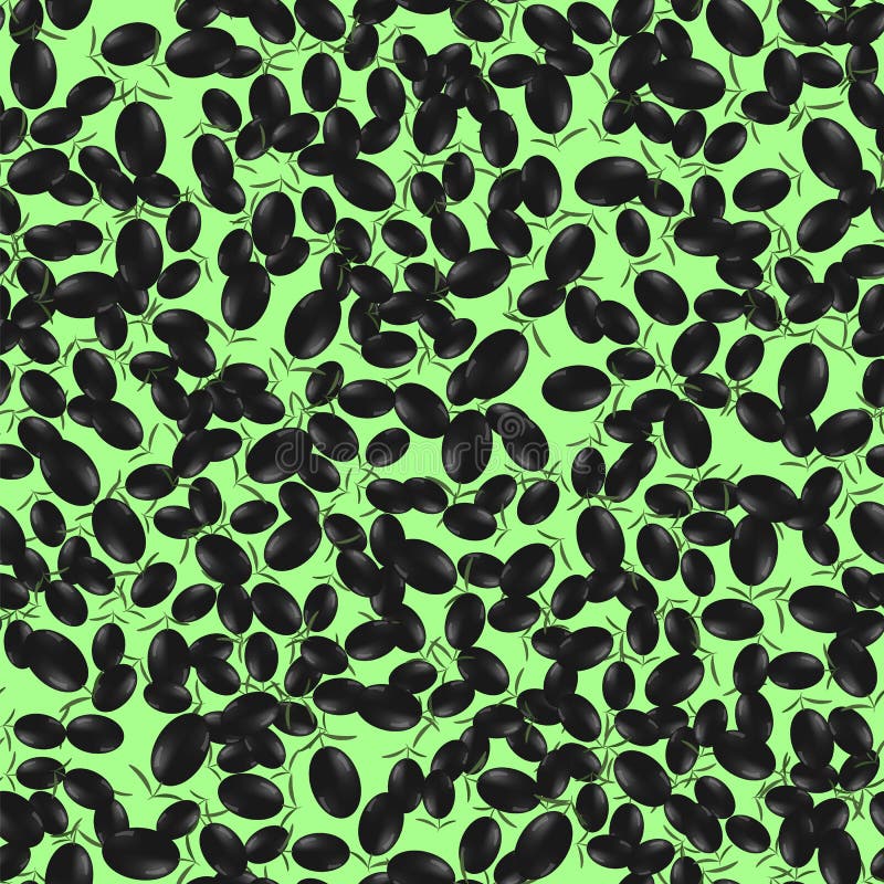 Black Olives Seamless Pattern Stock Illustration - Illustration of ... Black Olives Seamless Pattern Stock Illustration - Illustration of ...