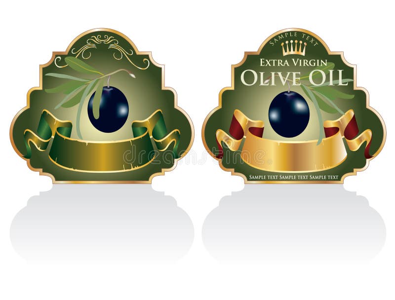 Black olives labels stock vector. Illustration of bunch - 22738006