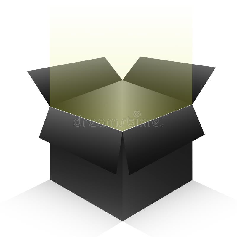 Box Icon Pack Symbol Simple Open Box Abstract Icon Stock Illustration ...