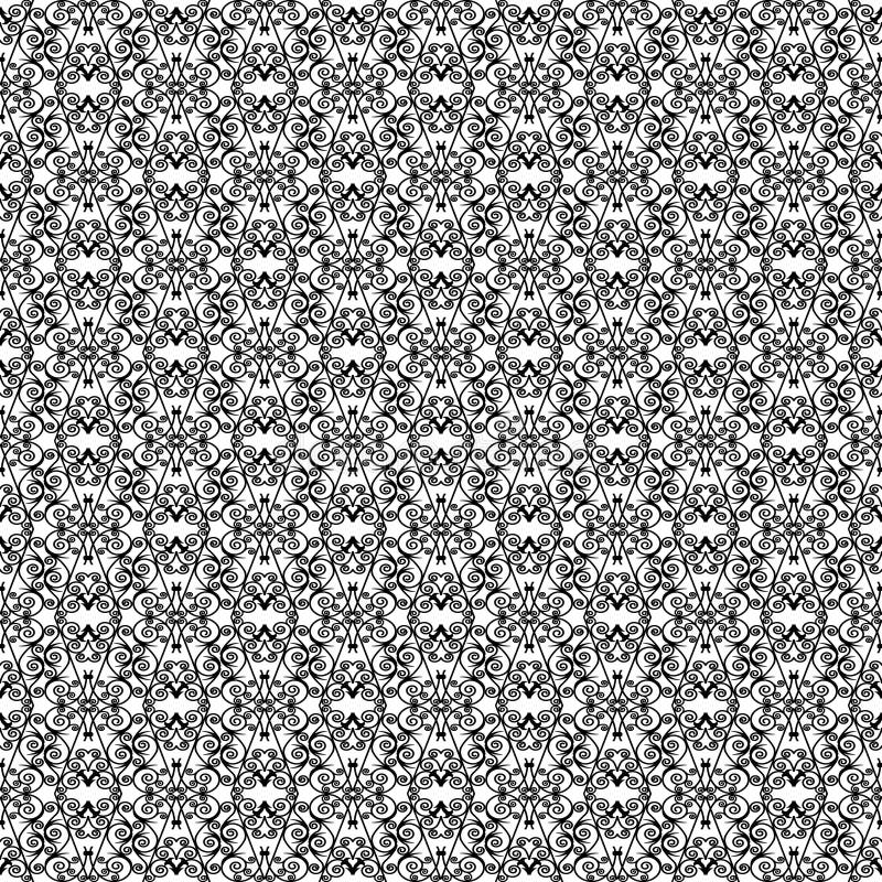 Black openwork pattern stock vector. Illustration of texture - 137228740