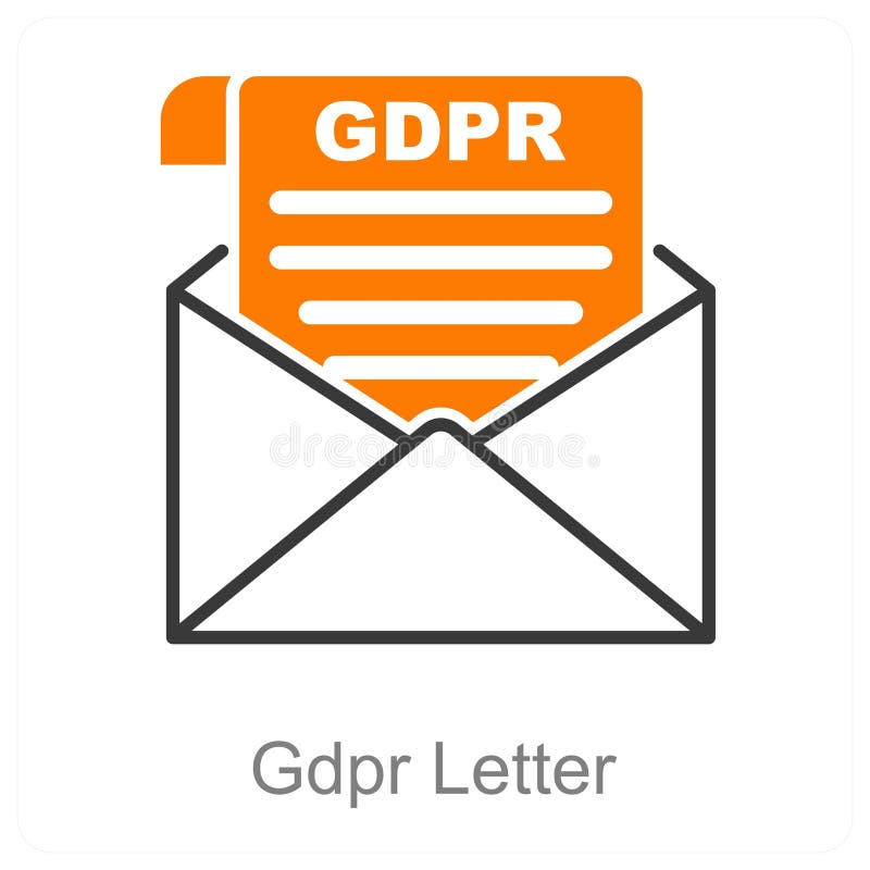 Gdpr Letter stock vector. Illustration of gdpr, encryption - 339907075