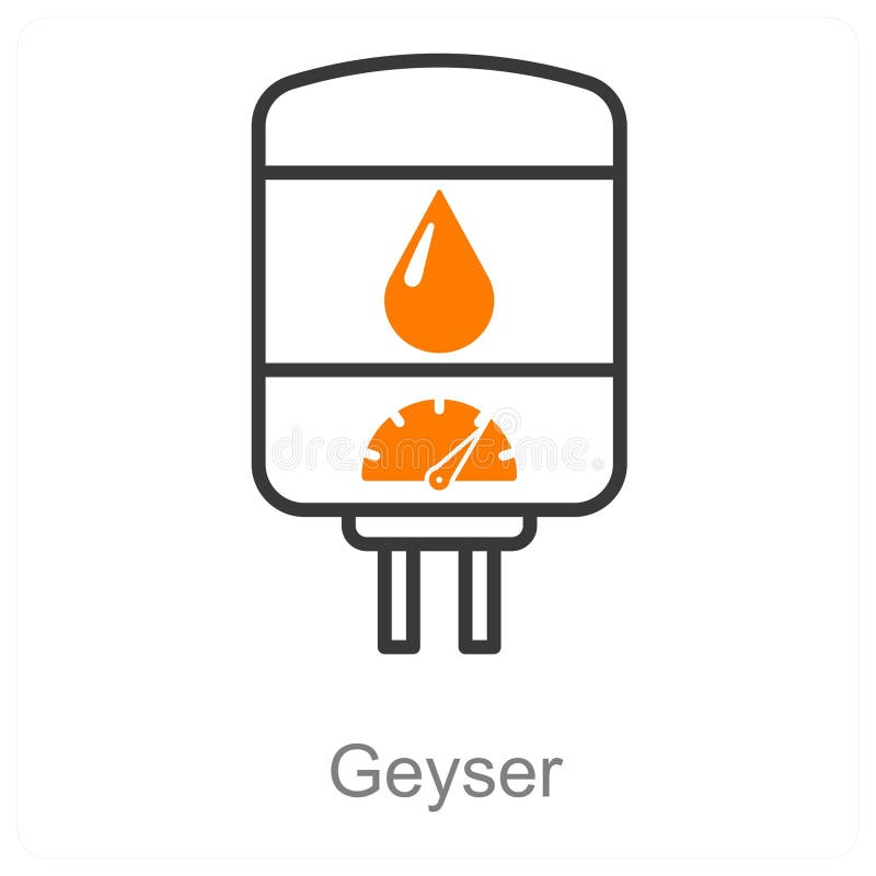 Geyser stock illustration. Illustration of appliances - 339908518