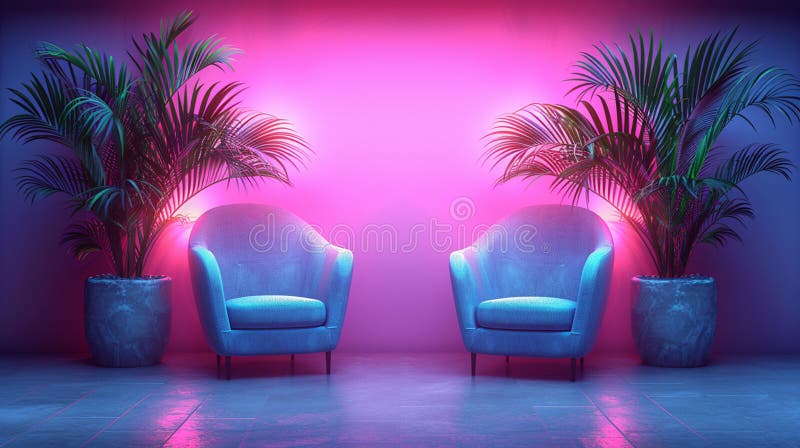 Luxury Home Office with Sun Reflection, Zoom Virtual Background Stock ...