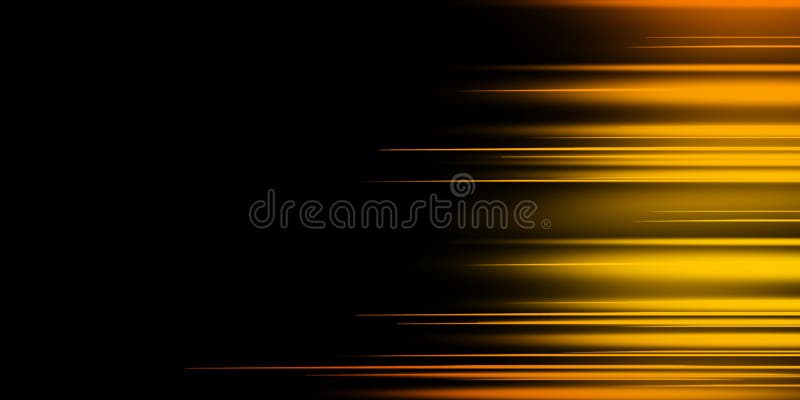 Black and Orange Modern Abstract Background with Yellow Glowing ...