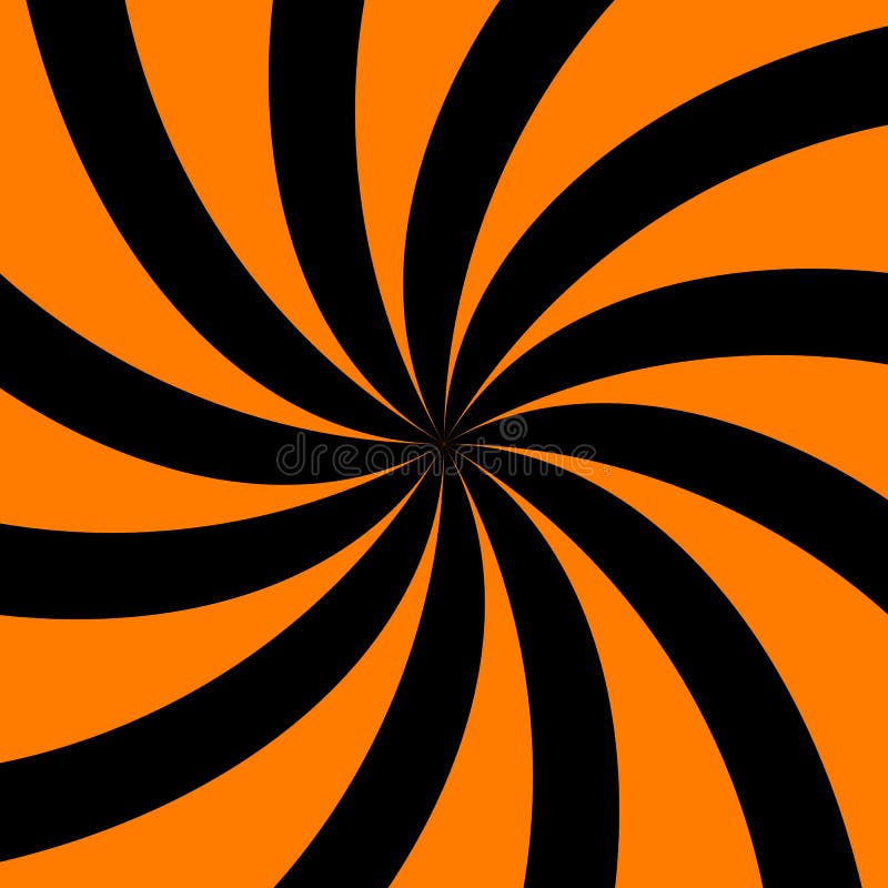 Black and Orange Radial Rays Background Stock Vector - Illustration of ...
