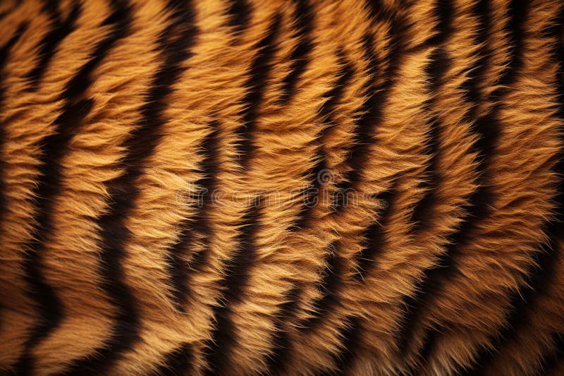 Stripe Tiger Background. Texture Tiger Skin Pattern Stock Illustration ...