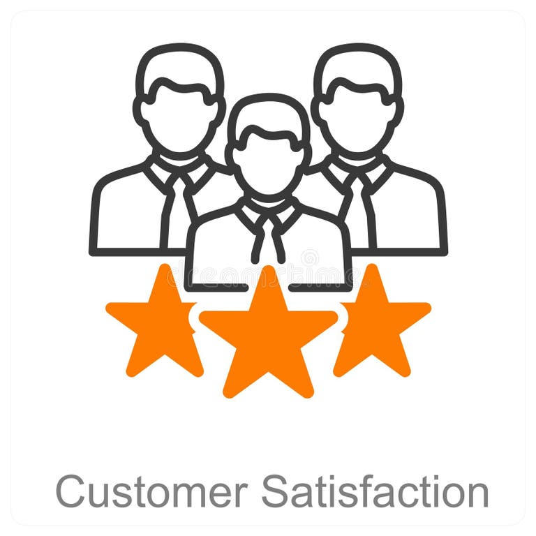 Customer Satisfaction stock vector. Illustration of review - 339916306
