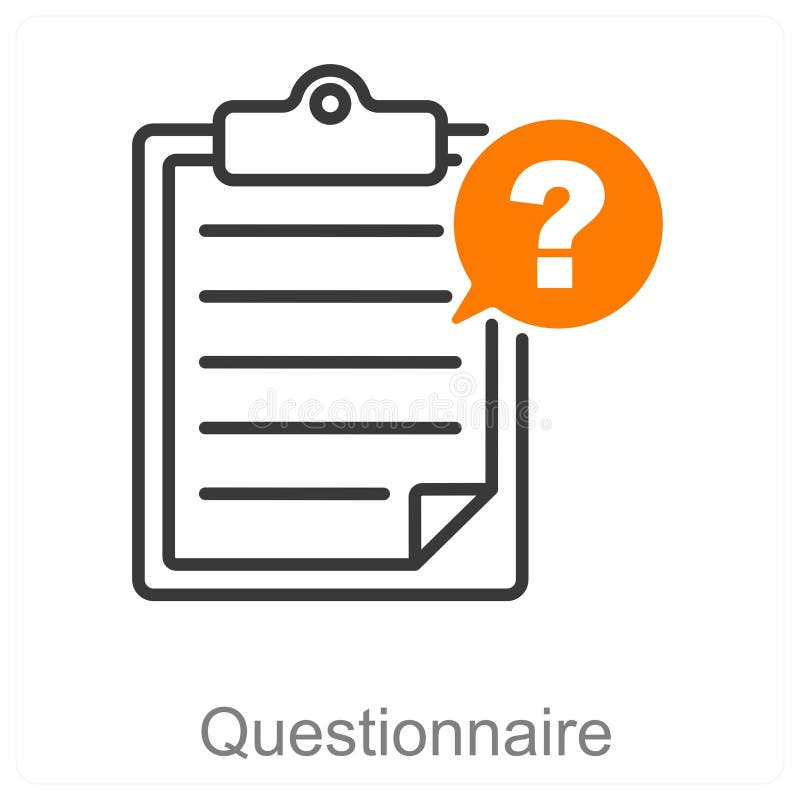 Questionnaire stock vector. Illustration of query, evaluation - 339916270