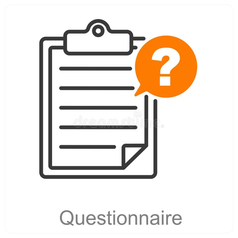 Questionnaire stock vector. Illustration of query, evaluation - 339916270