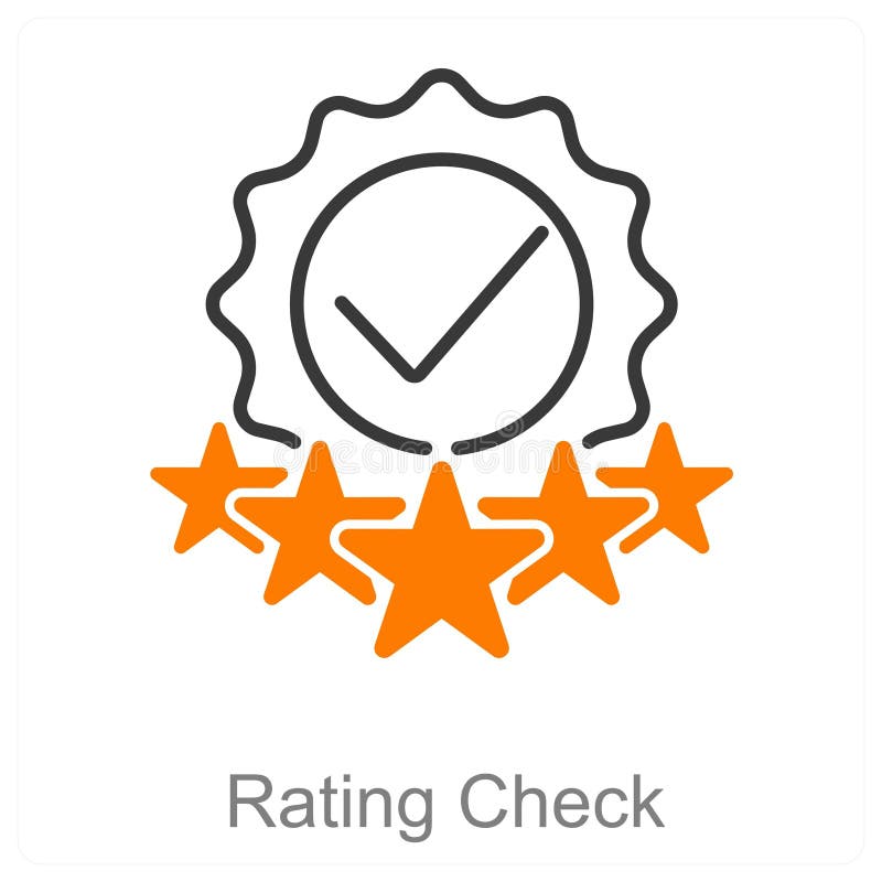 Rating Check stock illustration. Illustration of survey - 339916412
