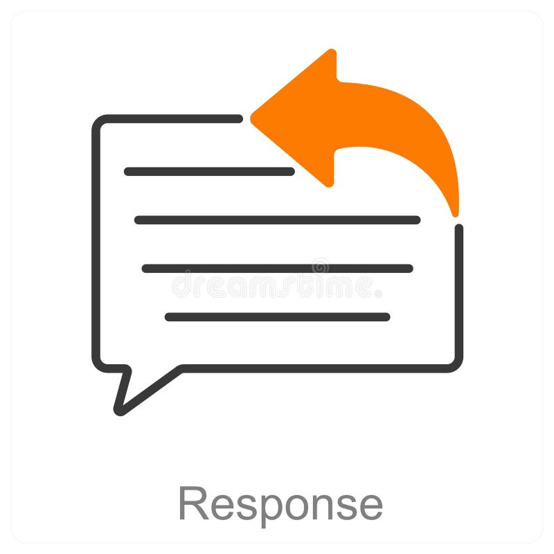 Response stock vector. Illustration of solution, feedback - 339916290