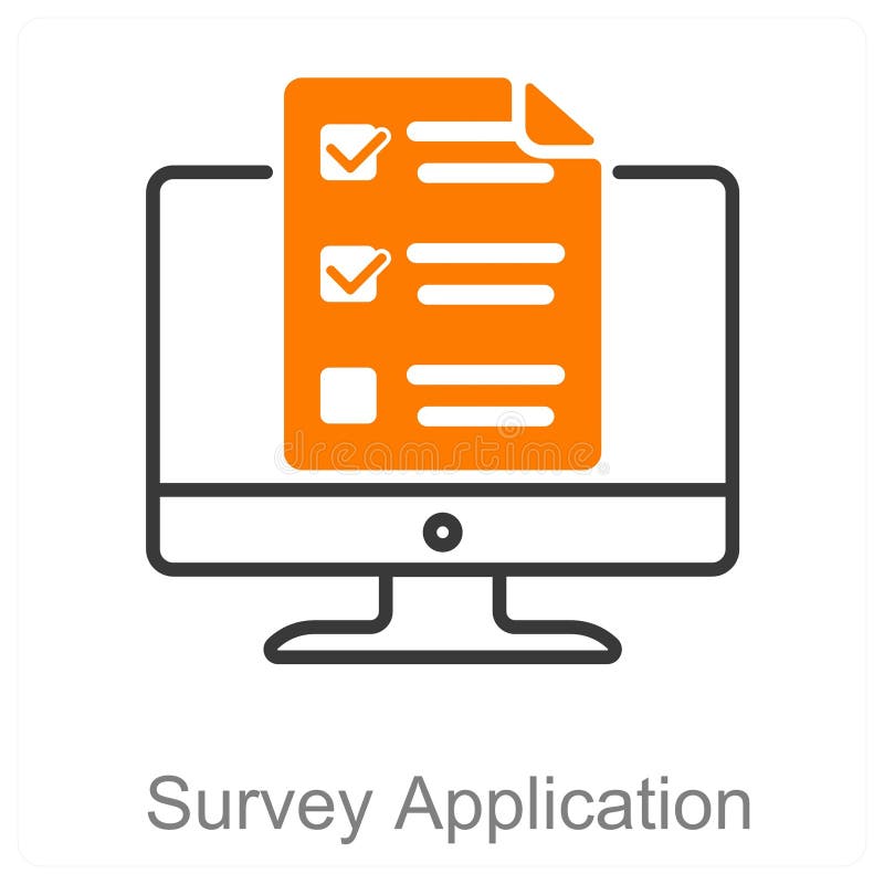 Survey Application stock vector. Illustration of survey - 339916393
