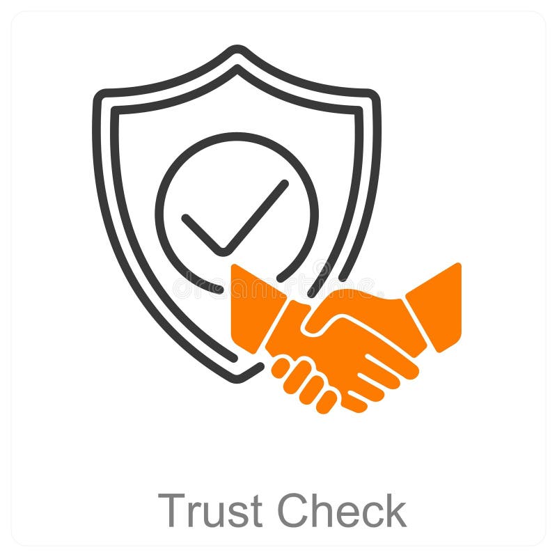 Trust Check stock vector. Illustration of confirm, verify - 339916432