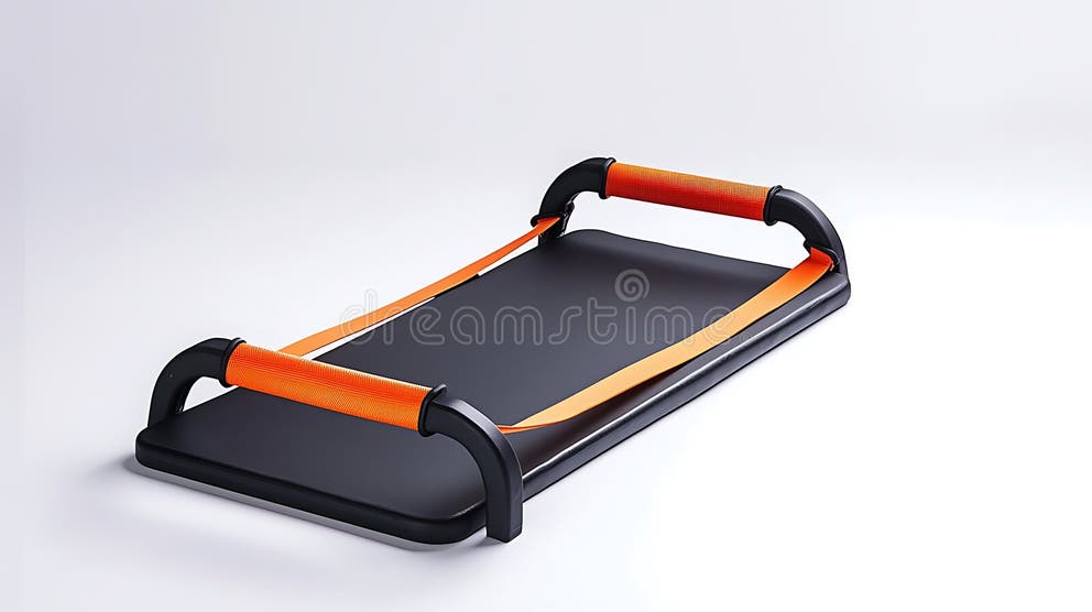 A Black and Orange Tray with a Strap Stock Image - Image of package ...