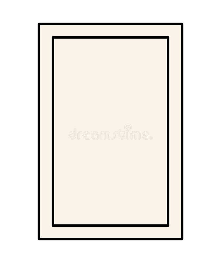 Black Ornament Frame in Rectangle Shaped Vector Design Stock Vector ...