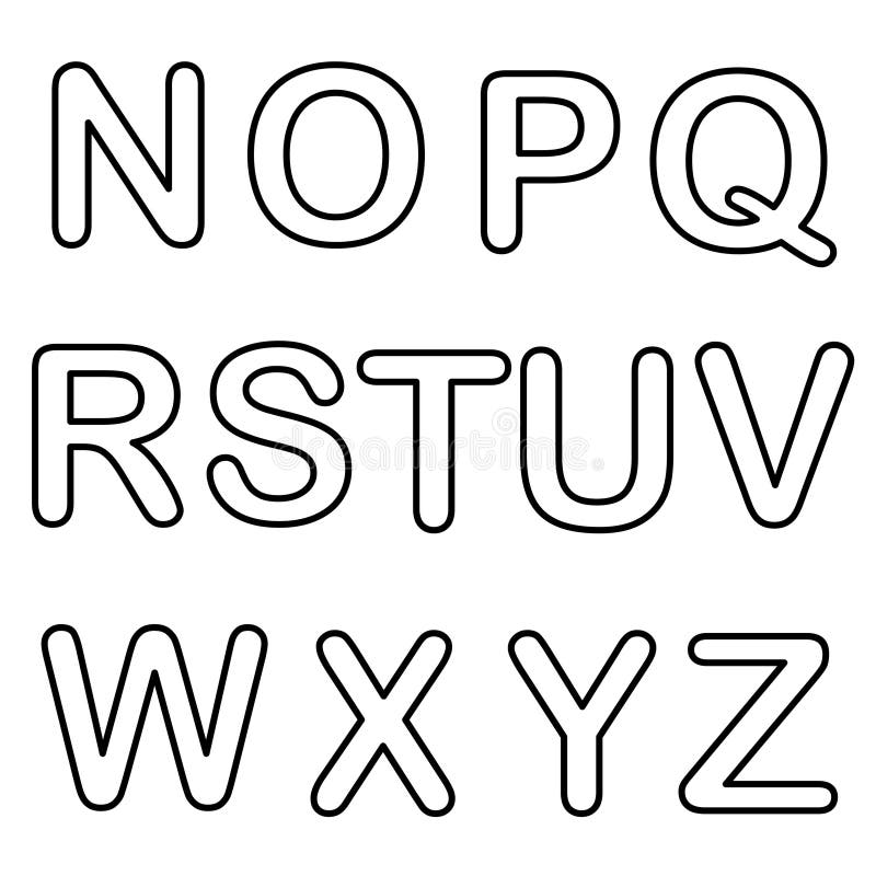 N Outline Stock Illustrations – 4,885 N Outline Stock Illustrations ...