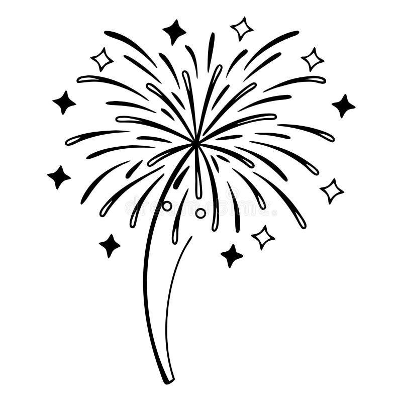 Simple Firework Burst Stock Illustrations – 4,165 Simple Firework Burst ...