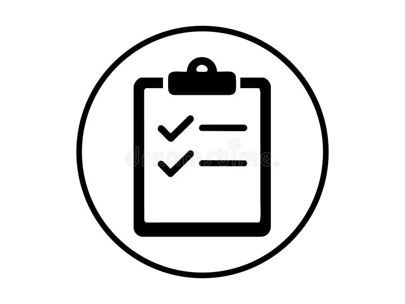 Check Marks Clipboard Stock Illustrations – 3,311 Check Marks Clipboard ...