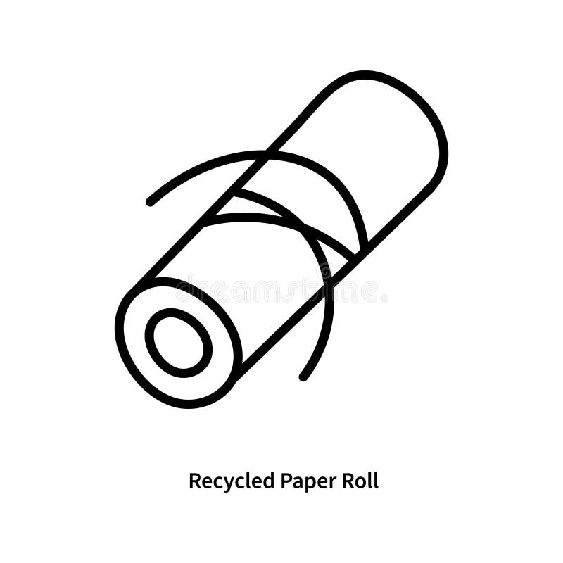Rolled Paper Black Icon Stock Illustrations – 1,416 Rolled Paper Black ...