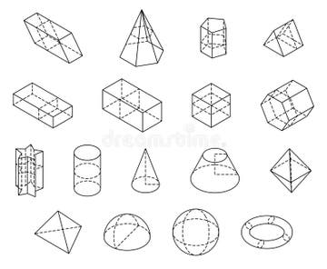 Black Outline Basic Shapes Stock Illustrations – 2,903 Black Outline ...