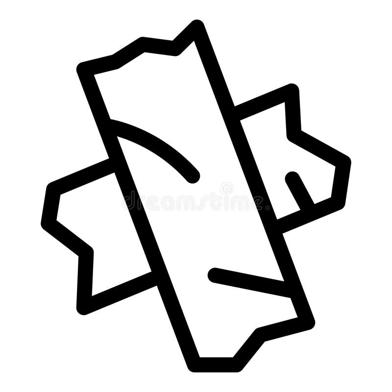 Broken Bone Plaster Cast Covering Injured Body Part Stock Vector ...