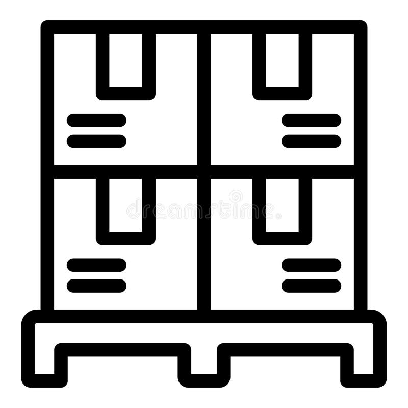 Black Outline Vector Illustration of a Contemporary Bookshelf on a ... Black Outline Vector Illustration of a Contemporary Bookshelf on a ...