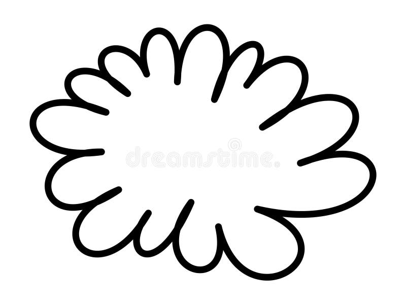 Black Outlined Speech Bubble with a Scalloped Edge Design Stock Vector ... Black Outlined Speech Bubble with a Scalloped Edge Design Stock Vector ...