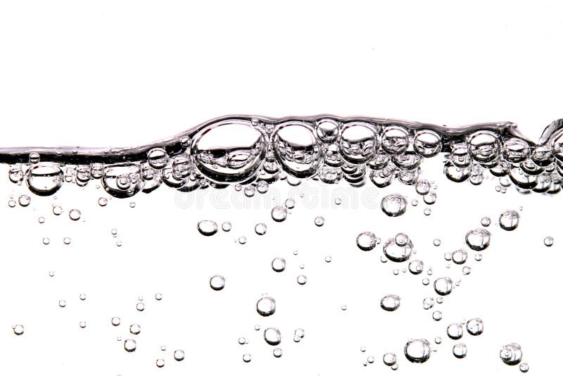 Black Oxygen Bubbles in the Underwater Stock Image - Image of ocean ...