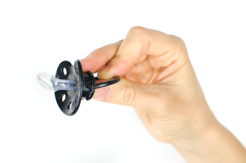 Black pacifier stock image. Image of doodle, accessories - 62517203