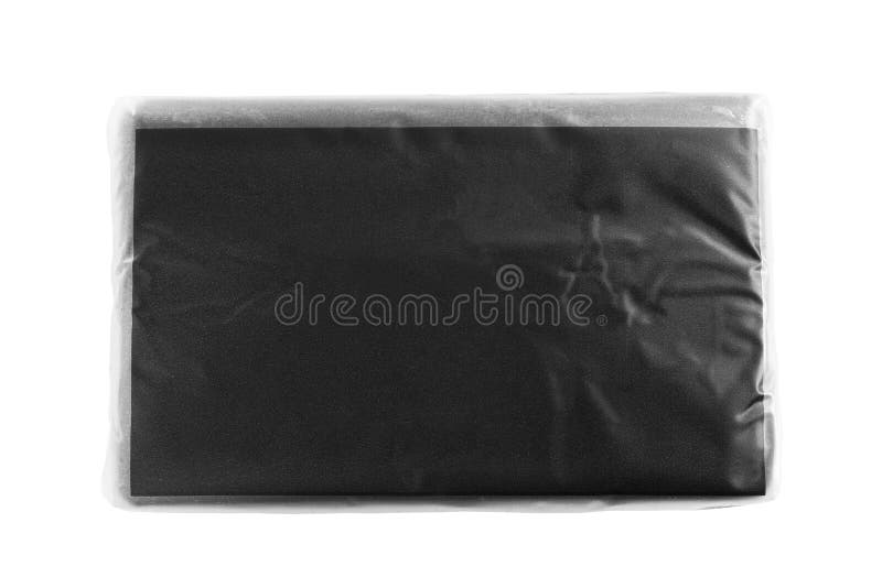 Black package isolated stock image. Image of design - 209157517
