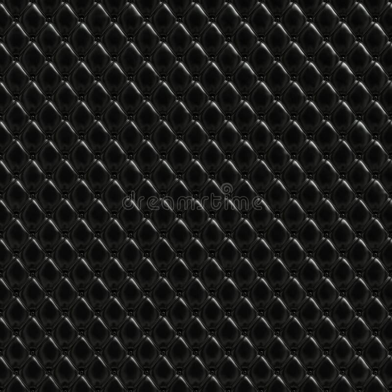 Black padding texture stock illustration. Illustration of bolster ...