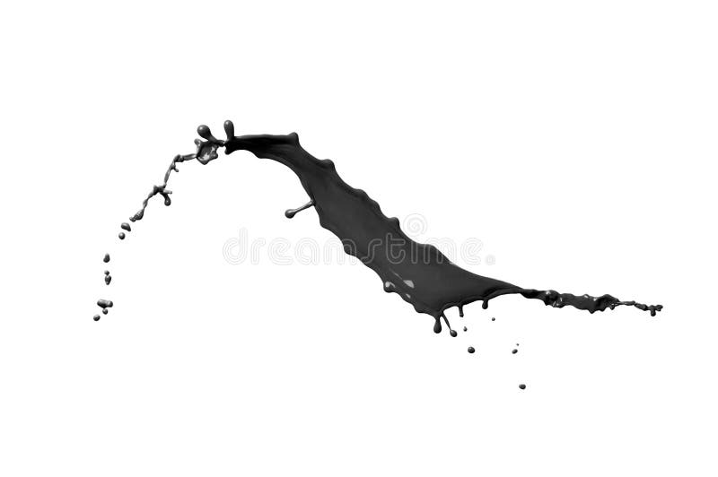 Black paint splash stock photo. Image of splashing, splattered - 116242192