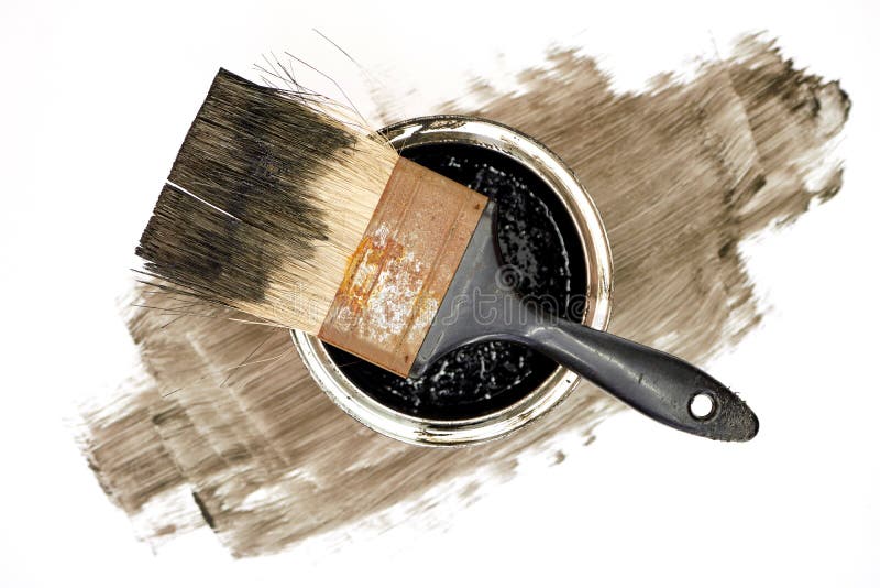 Black Paint stock photo. Image of template, acrylic - 118381200