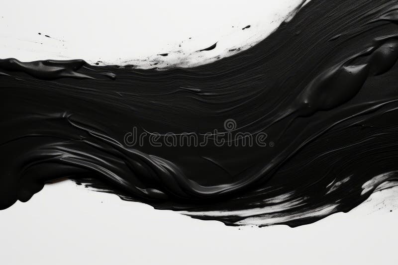 Black Paint Texture, Abstract Light Texture, Splash of Paint on a Light ...