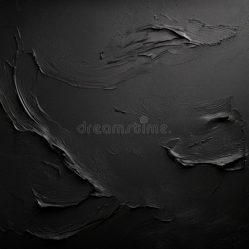 A Black Painted Background with a Rich, Textured Design, Adding Character and Dimension Stock ...