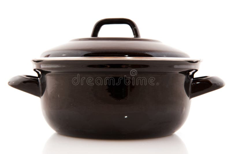 Black pan stock photo. Image of isolated, cooking, black - 14152880