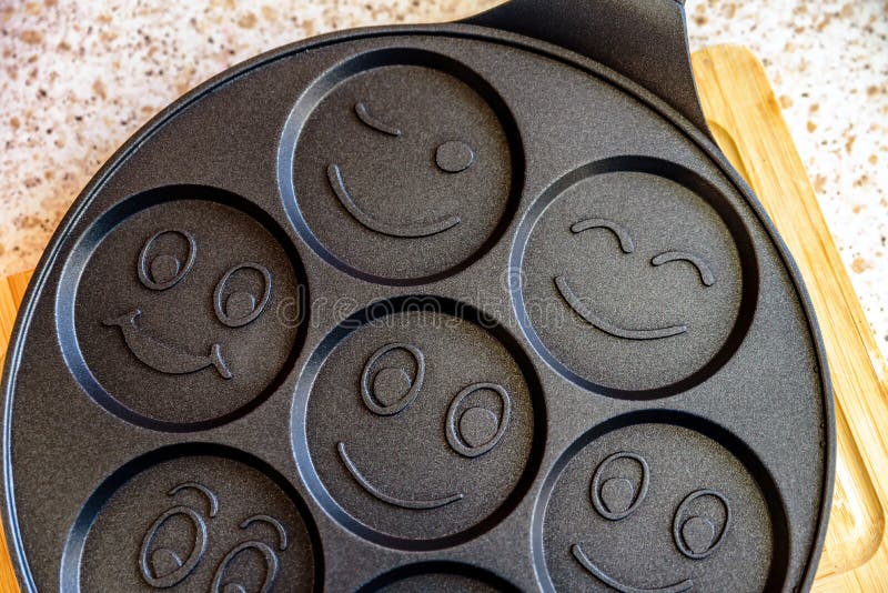 Pancake smile stock photo. Image of grain, dessert, face - 37871206