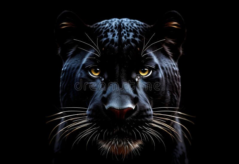 Panther Face Sticker on Isolated Tansparent Background, Png, Logo ...