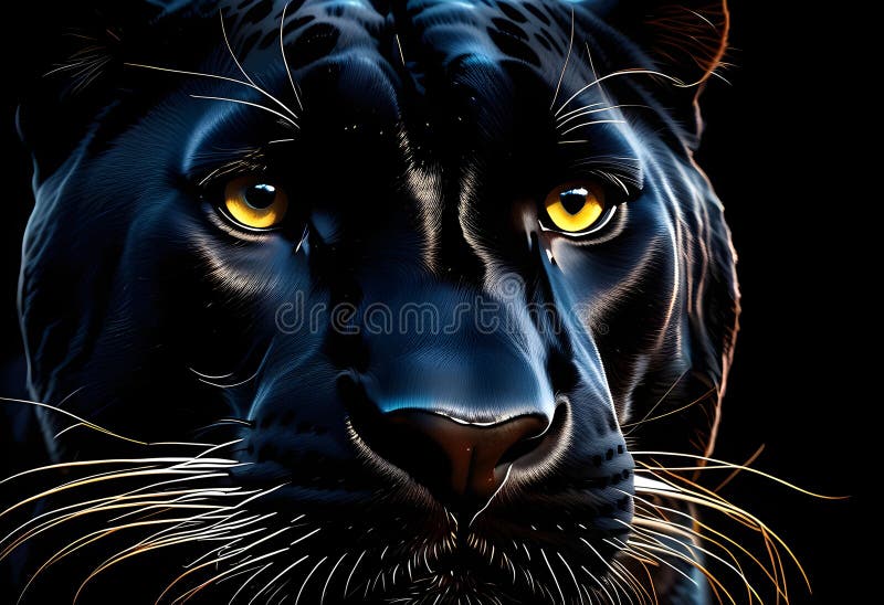 Panther Face Sticker on Isolated Tansparent Background, Png, Logo ...