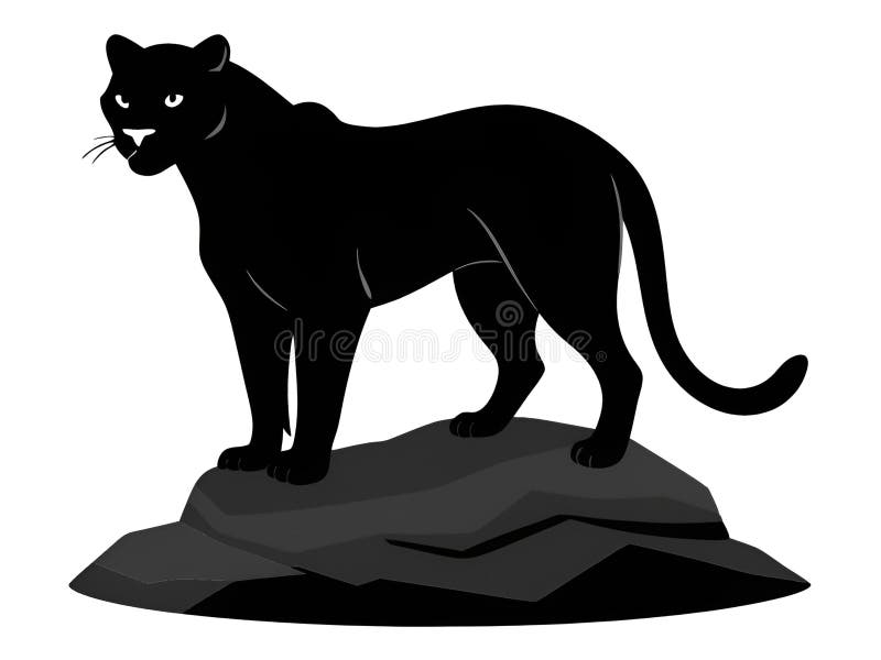 Crouching Panther Stock Illustrations – 131 Crouching Panther Stock ...