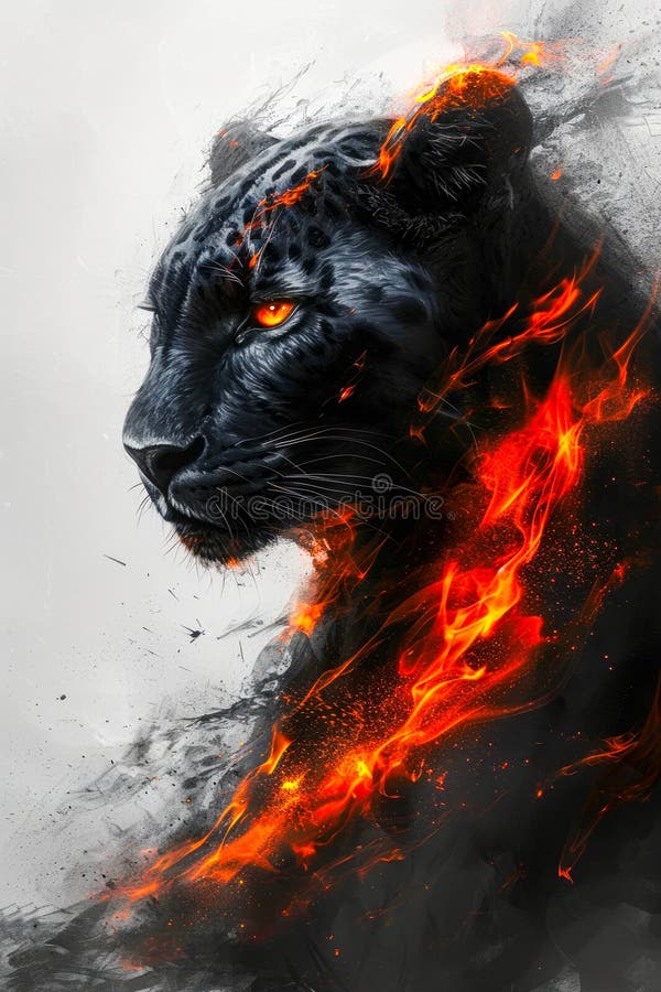 Panther Fire White Background Stock Photos - Free & Royalty-Free Stock ...