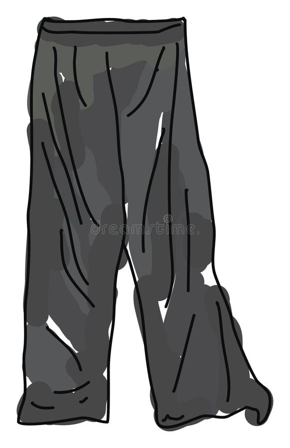 Black Pants, Illustration, Vector Stock Vector - Illustration of ...