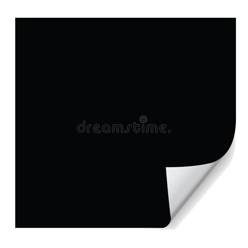 Black paper stock illustration. Illustration of sticker - 22634538