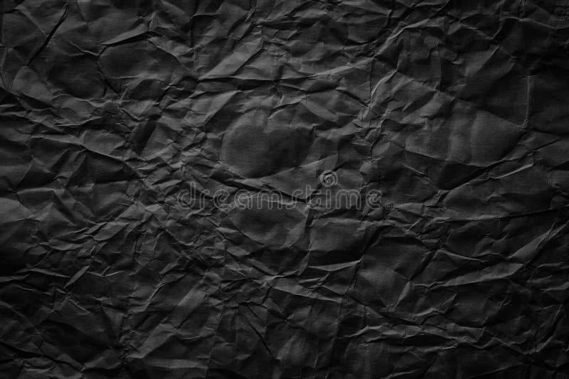 Black Paper Background Crumpled Template Texture Inserting Text Stock Photos - Free & Royalty ...