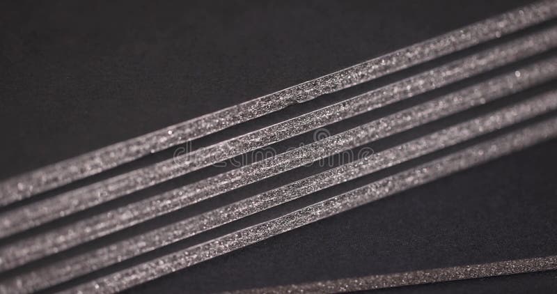 Modern Material Made of Black Paper and Foam for Creative Work Stock ...