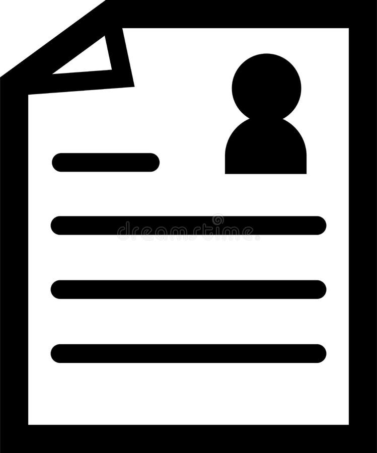 Black Paper icon stock vector. Illustration of concept - 198209089