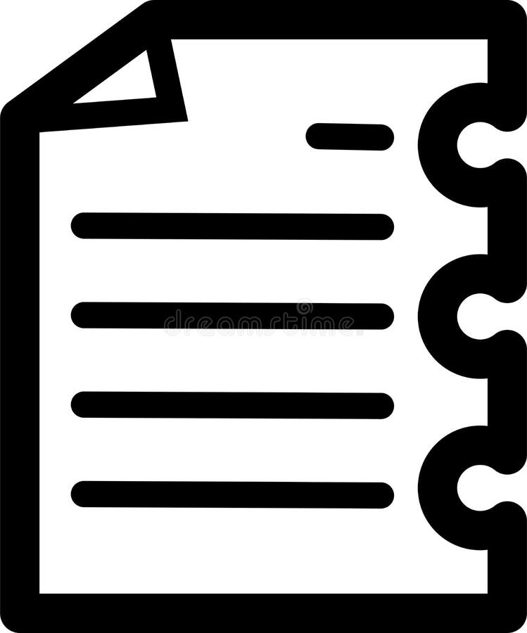 Black Paper icon stock vector. Illustration of internet - 198209095