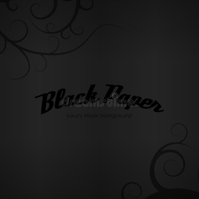 Black Paper stock vector. Illustration of cardboard, graphic - 53025581