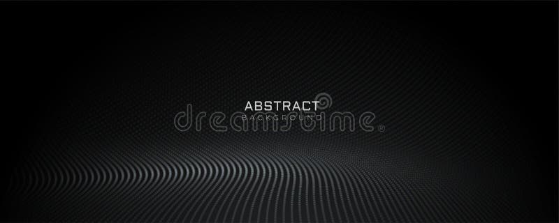 Black Particles Floor Banner Design Stock Vector - Illustration of ...