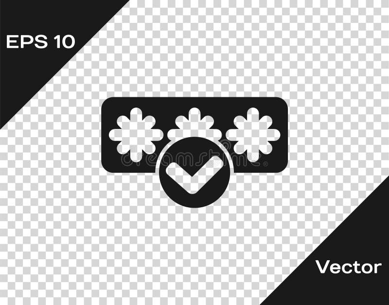 Black Password Protection and Safety Access Icon Isolated on ...